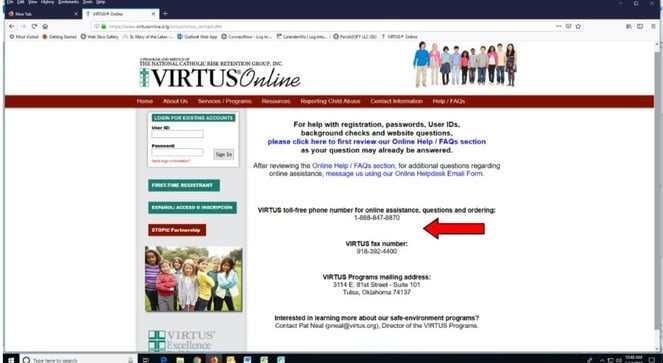 VIRTUS Training - St. Mary of the Lakes - Medford, NJ